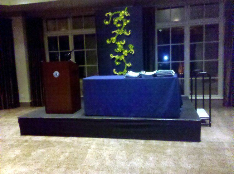 Black Stage Skirting (By Linear Foot) - SMR Inc / Talk of the Town